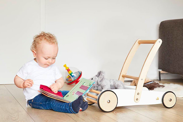 Pinolino Uli wit | Loopwagen.be